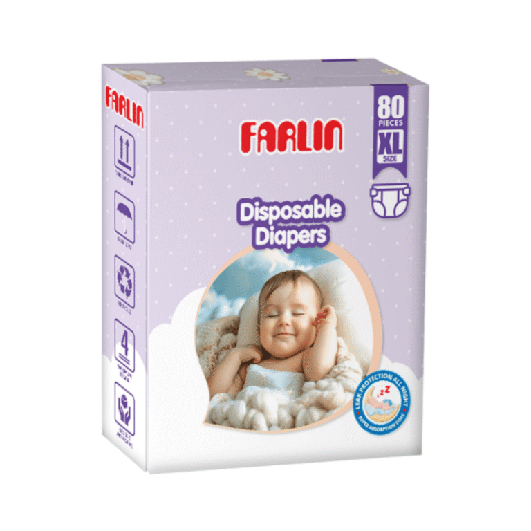 Farlin XL Size Baby Diapers 80 Pcs - Bubs and Blues